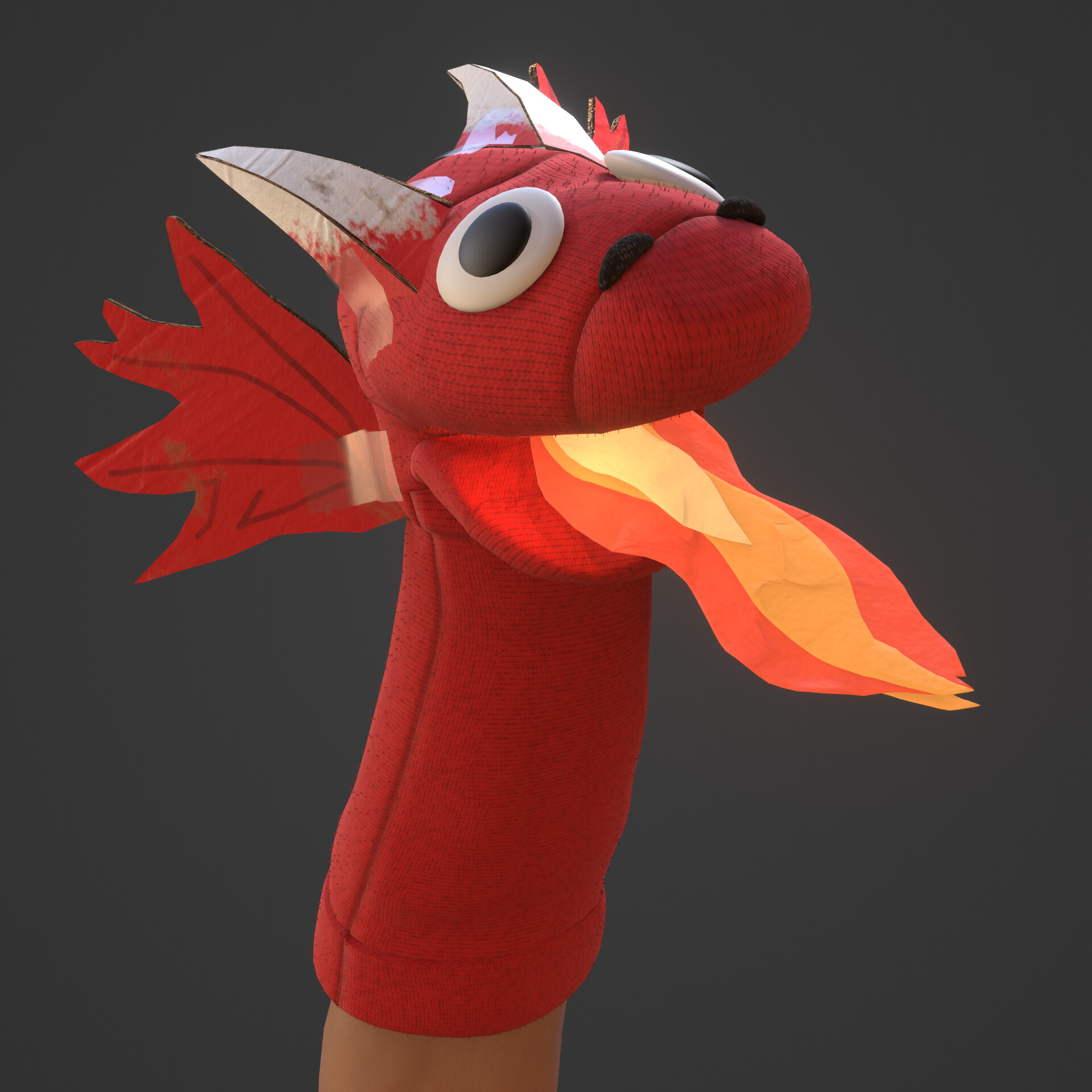 ArtStation - Dragon Sock Puppet