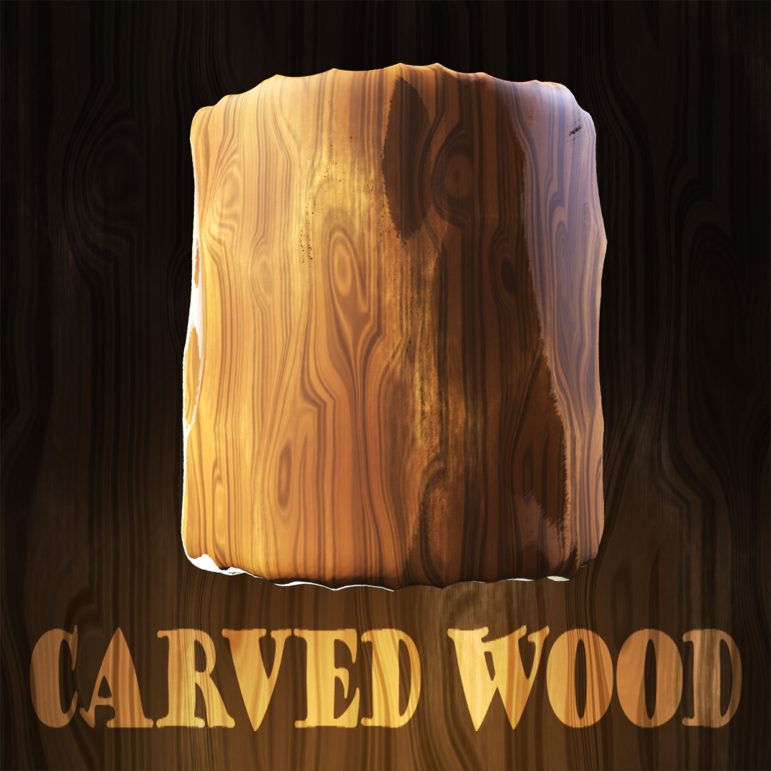 ArtStation - Carved Wood