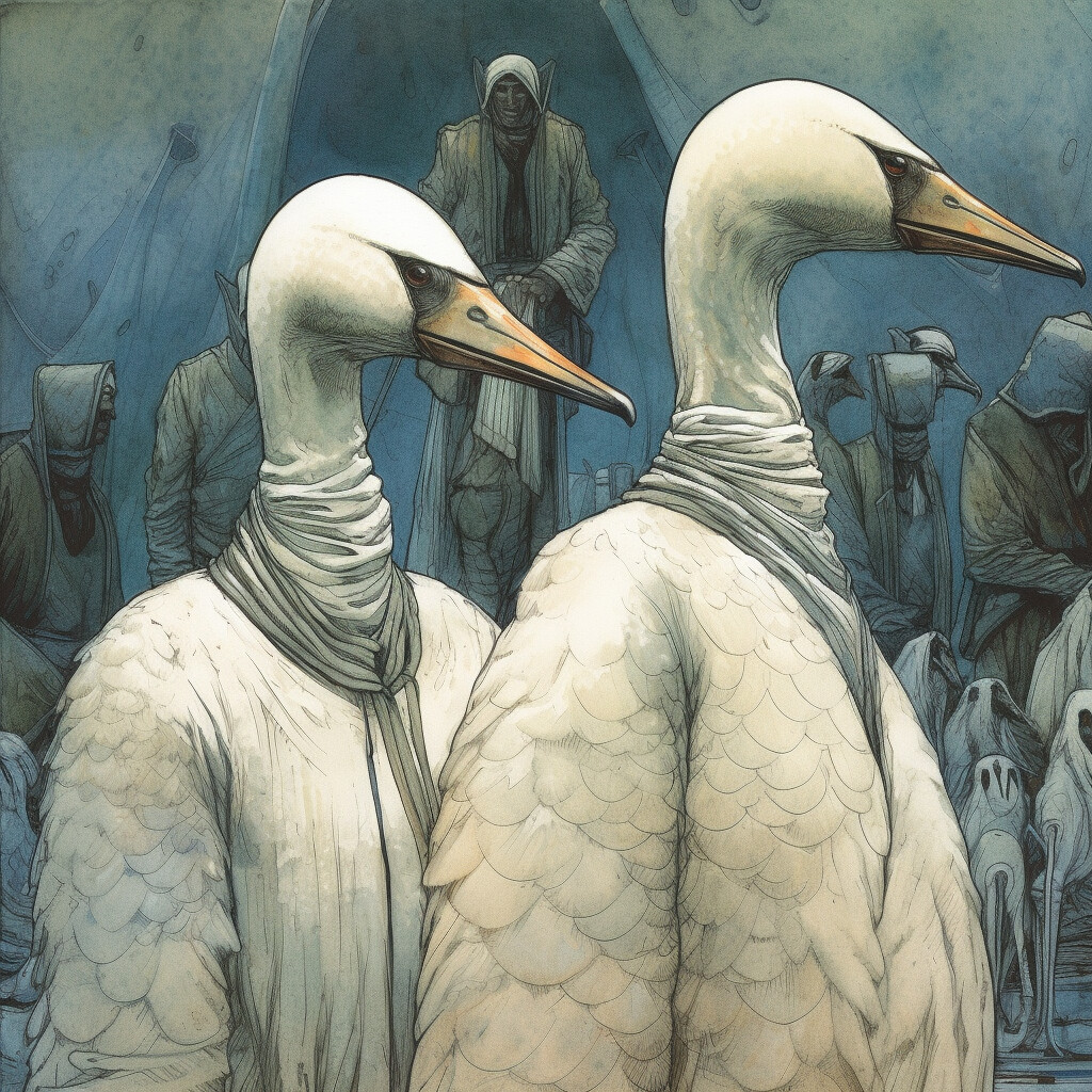 ArtStation - Swan People