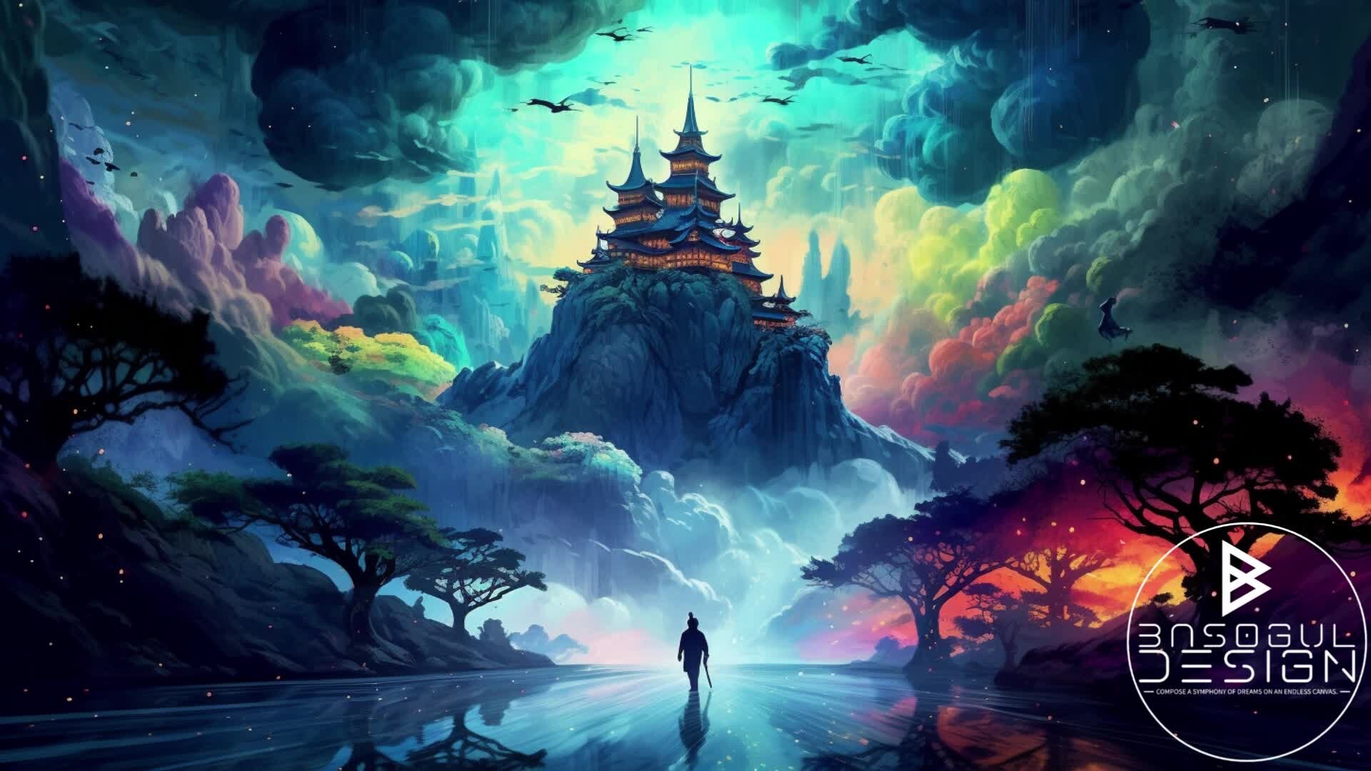 ArtStation - Surreal gothic Castle Landscapes with different art styles