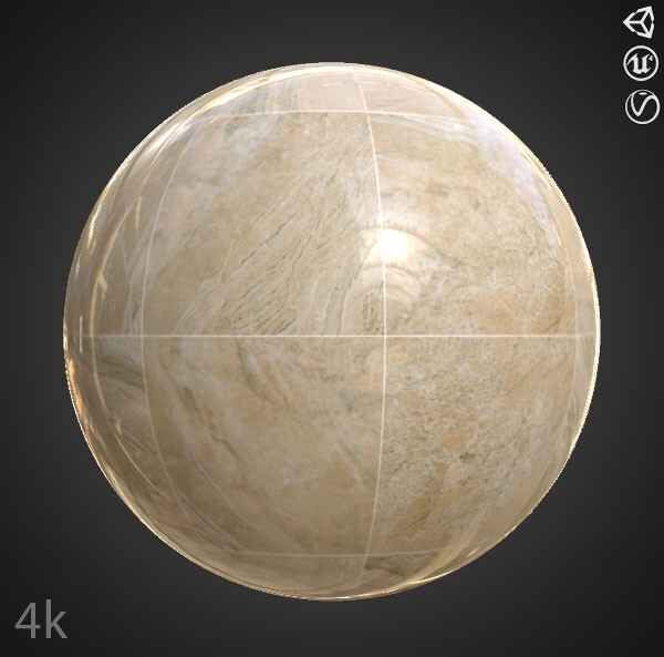 ArtStation - Beige Marble Tile Substance SBSAR PBR Texture Free Download 4K