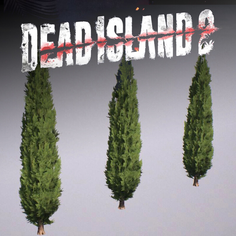 ArtStation - Dead Island 2 - Vegetation Trees, Shubs & other random plants