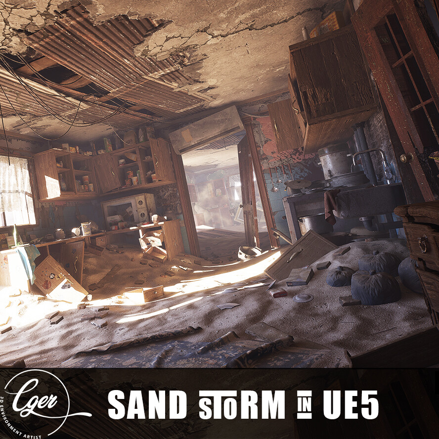 ArtStation - Sand Storm - UE5 Short 5 Days of Work