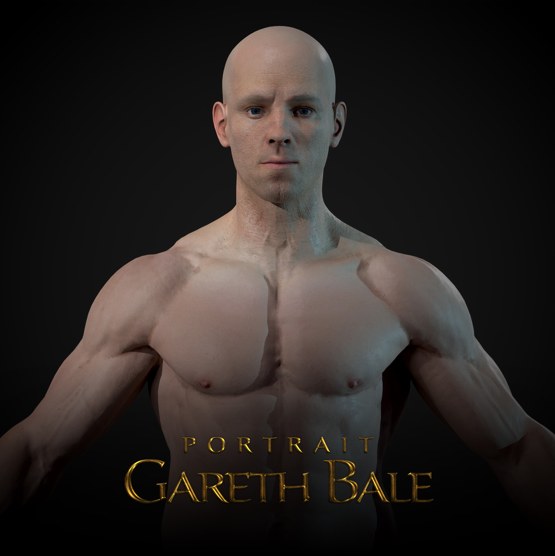 ArtStation - WIP - Gareth Bale (Real-Time)