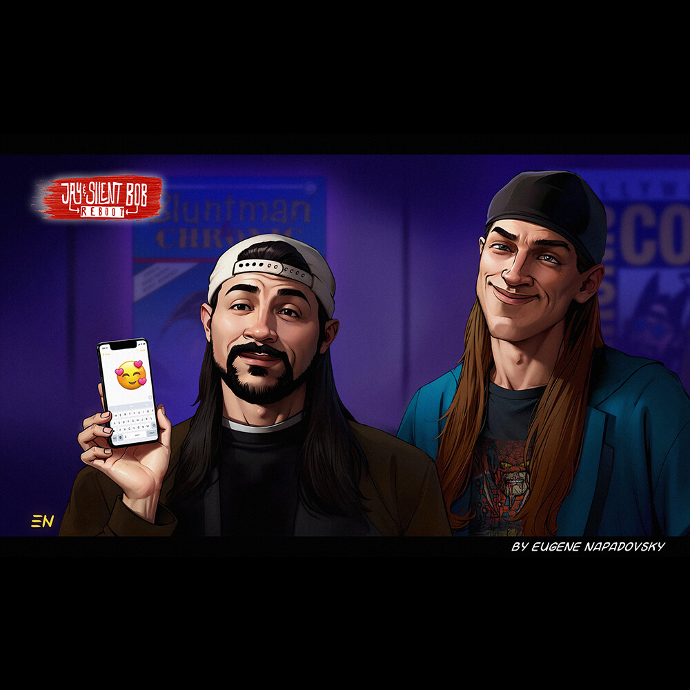 ArtStation - Jay and Silent Bob Reboot. (2019) 😊 (cute)"