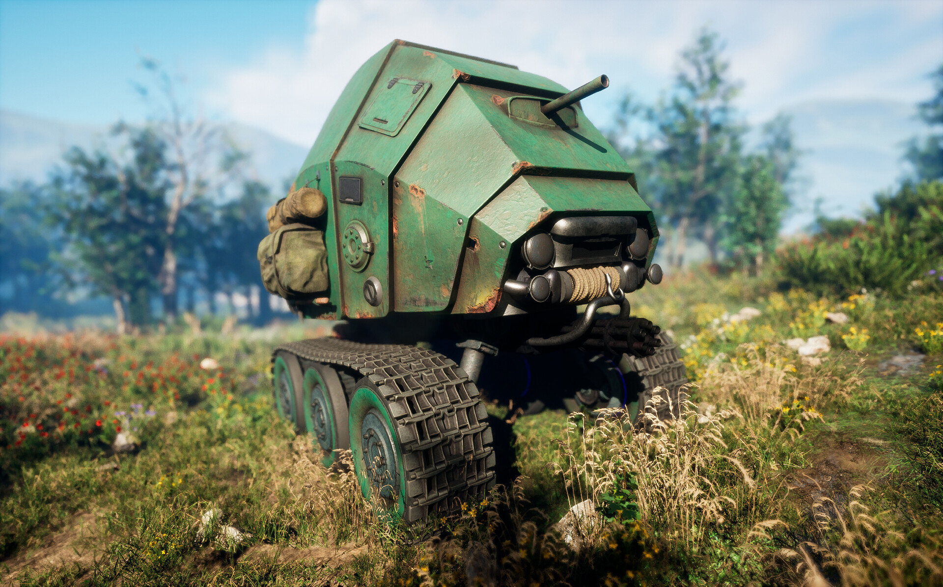 ArtStation - Armadillo tank
