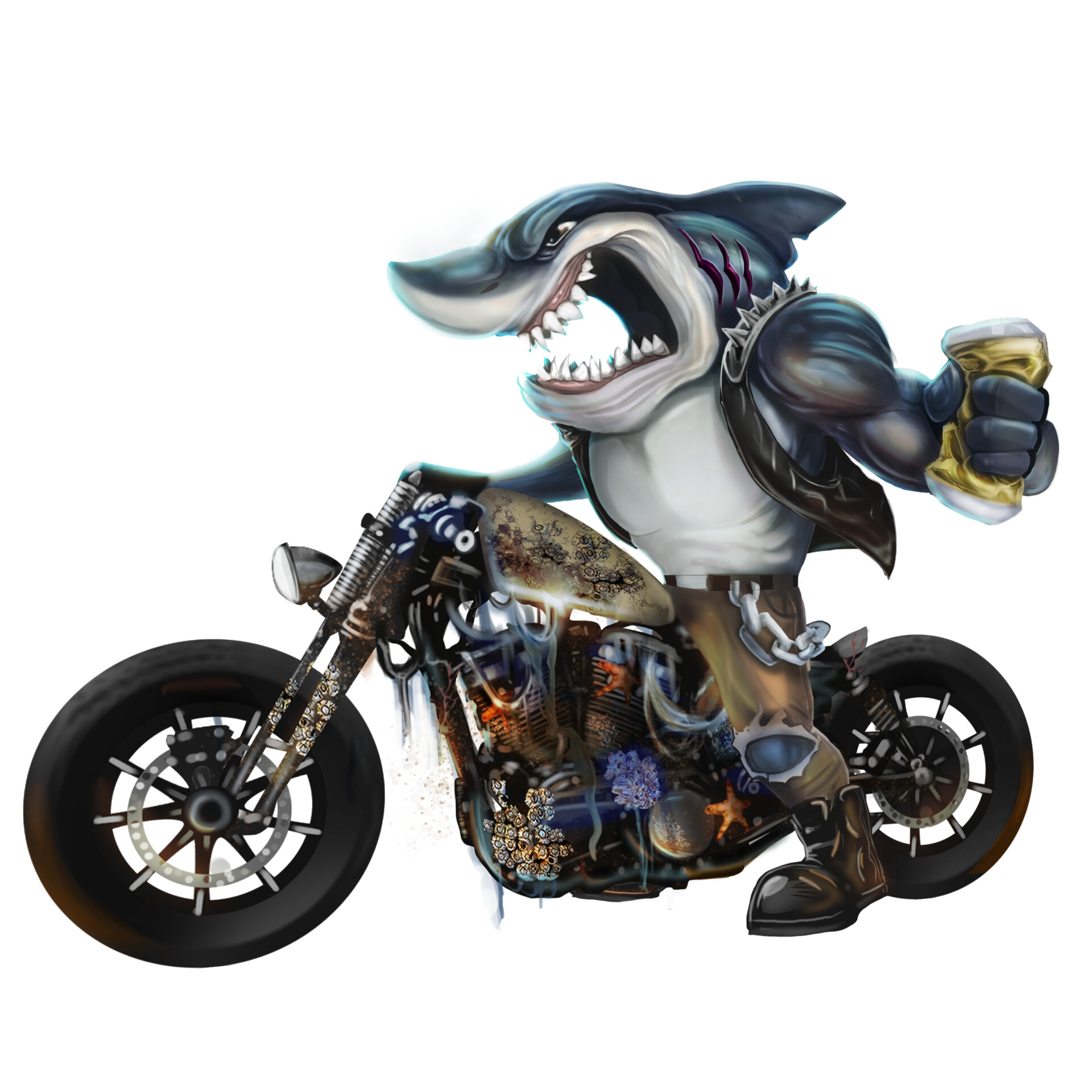 ArtStation - Shark character design