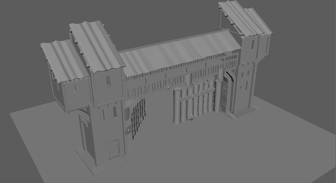 ArtStation - Medieval Gate
