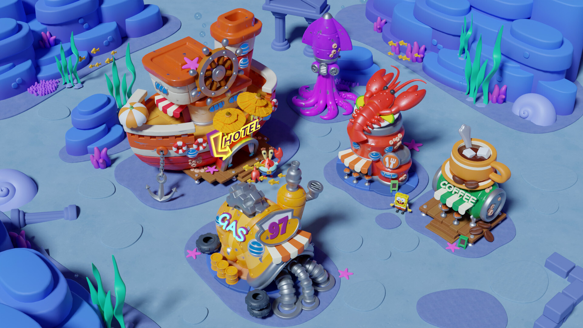 ArtStation - townlet2