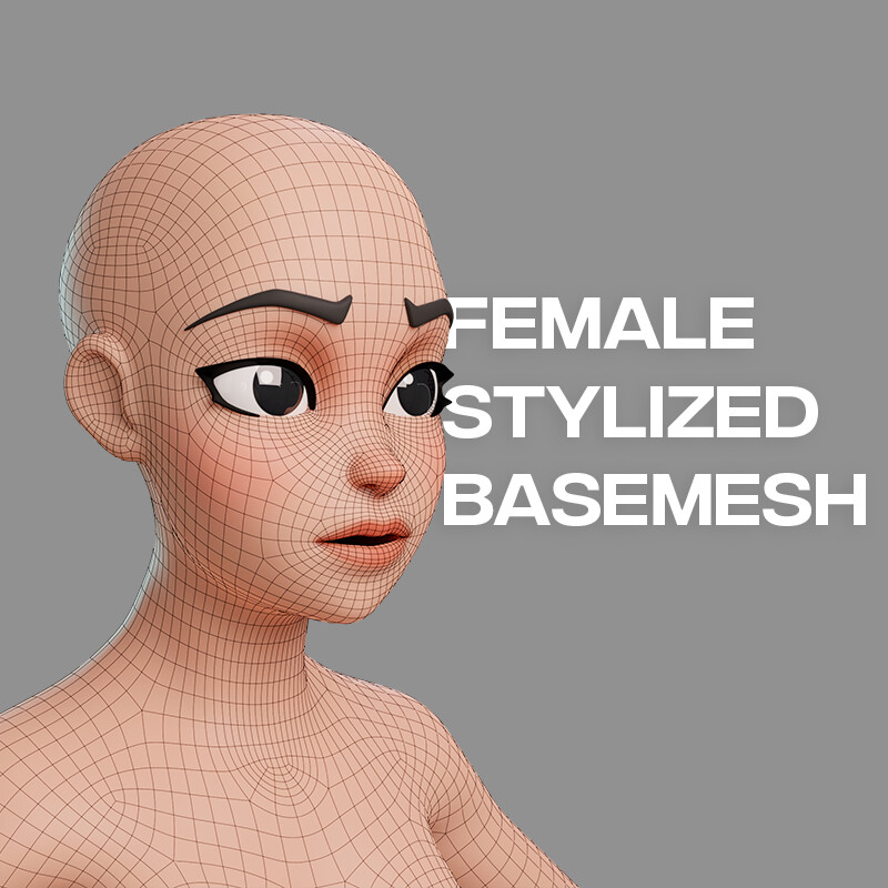 ArtStation - Stylized Female Basemesh