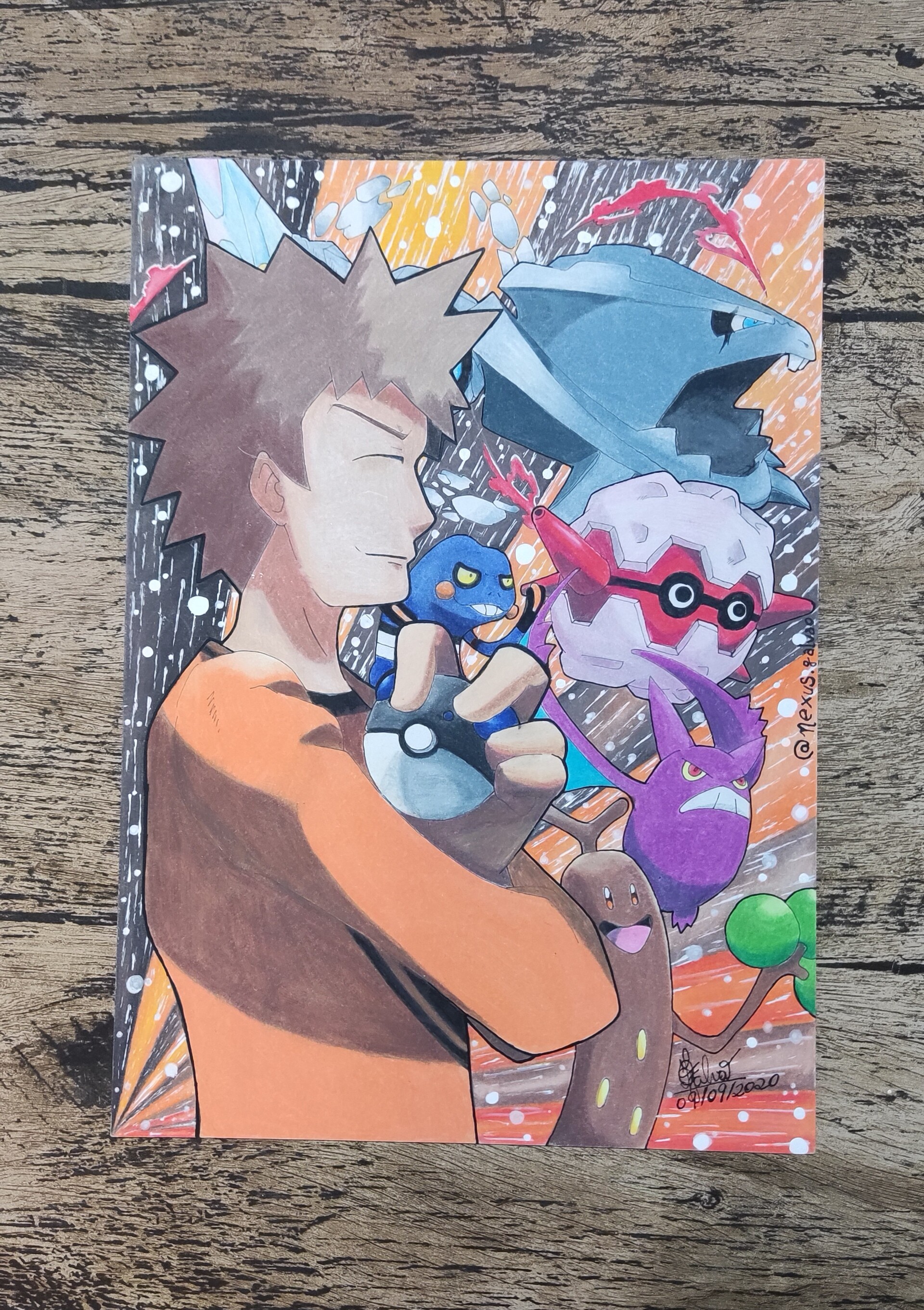 ArtStation - Fanart- pokémon trainer Brock