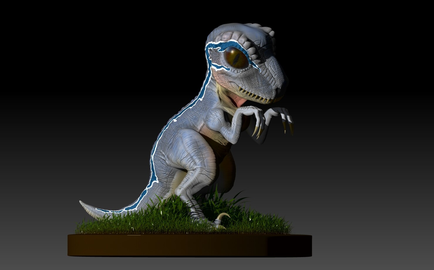 ArtStation - An easy process to make a Dinosaur