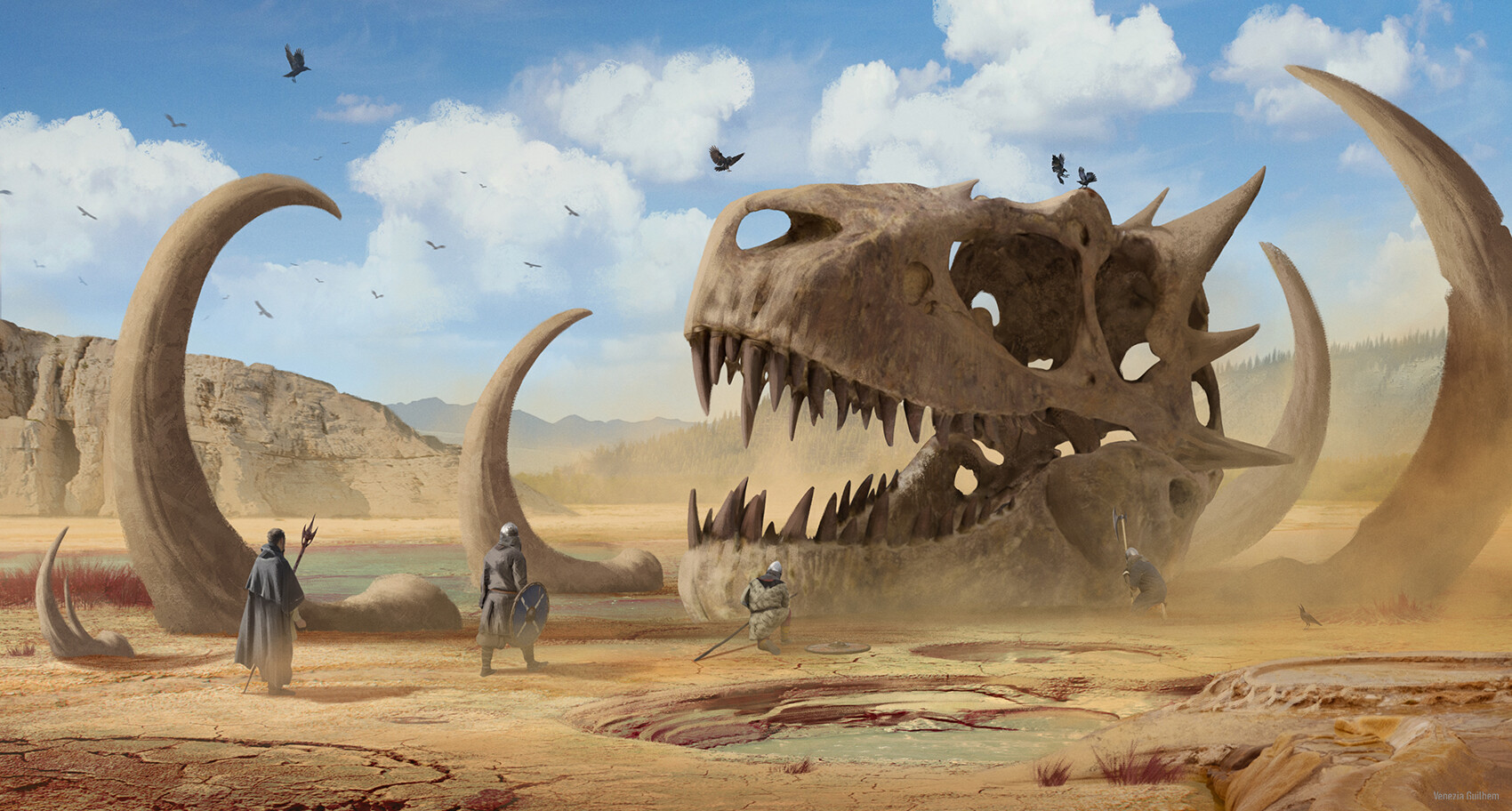 ArtStation - Dragon skull