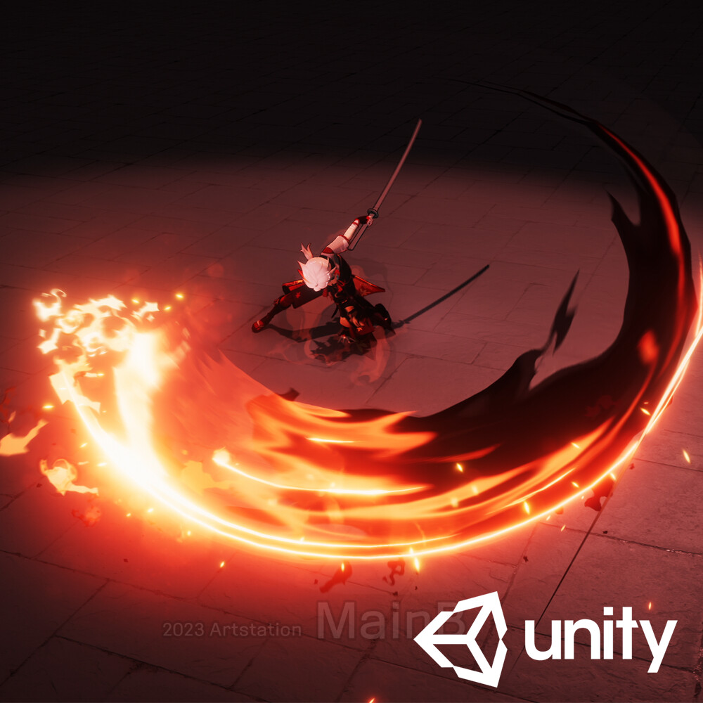 ArtStation - FireSword Unity VFX