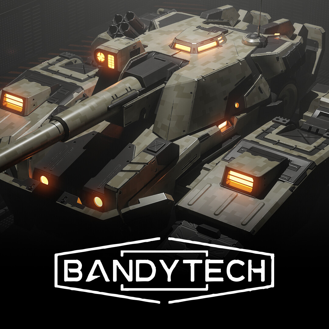 ArtStation - Sci-Fi Tank - Hardsurface Study