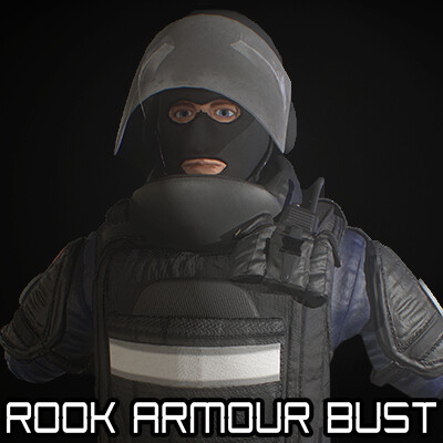 ArtStation - Rook Armour Bust.