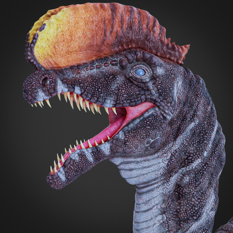 ArtStation - Dilophosaurus