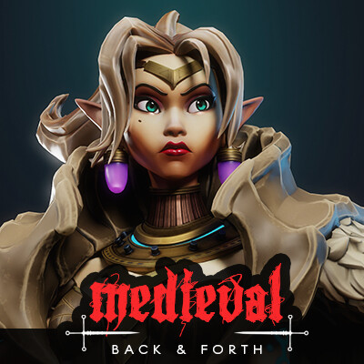 ArtStation - Elf Hunter - Medieval: Back and Forth - Game Character Art ...