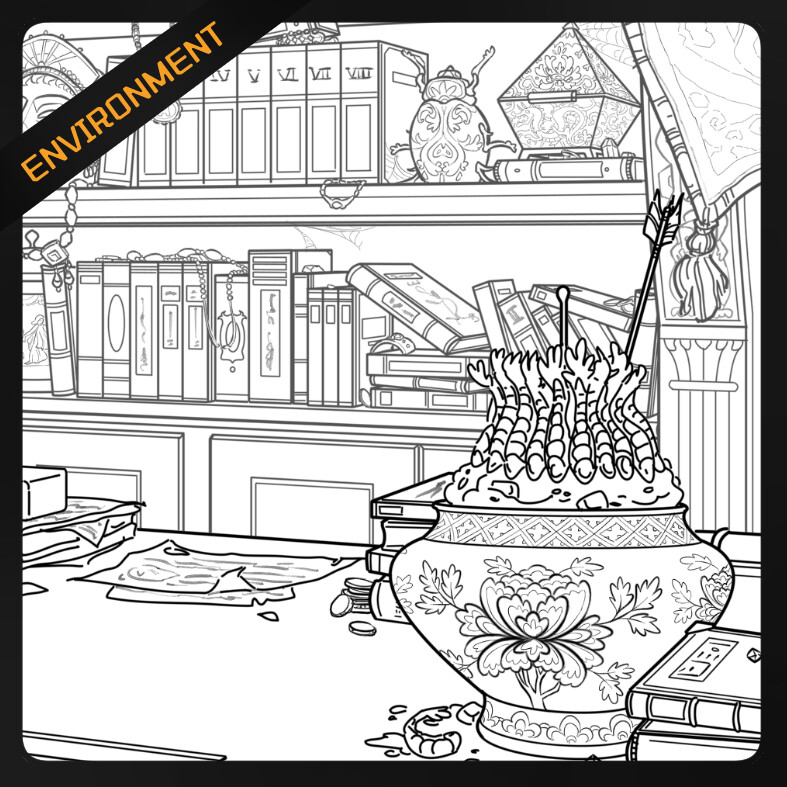 ArtStation - The Library