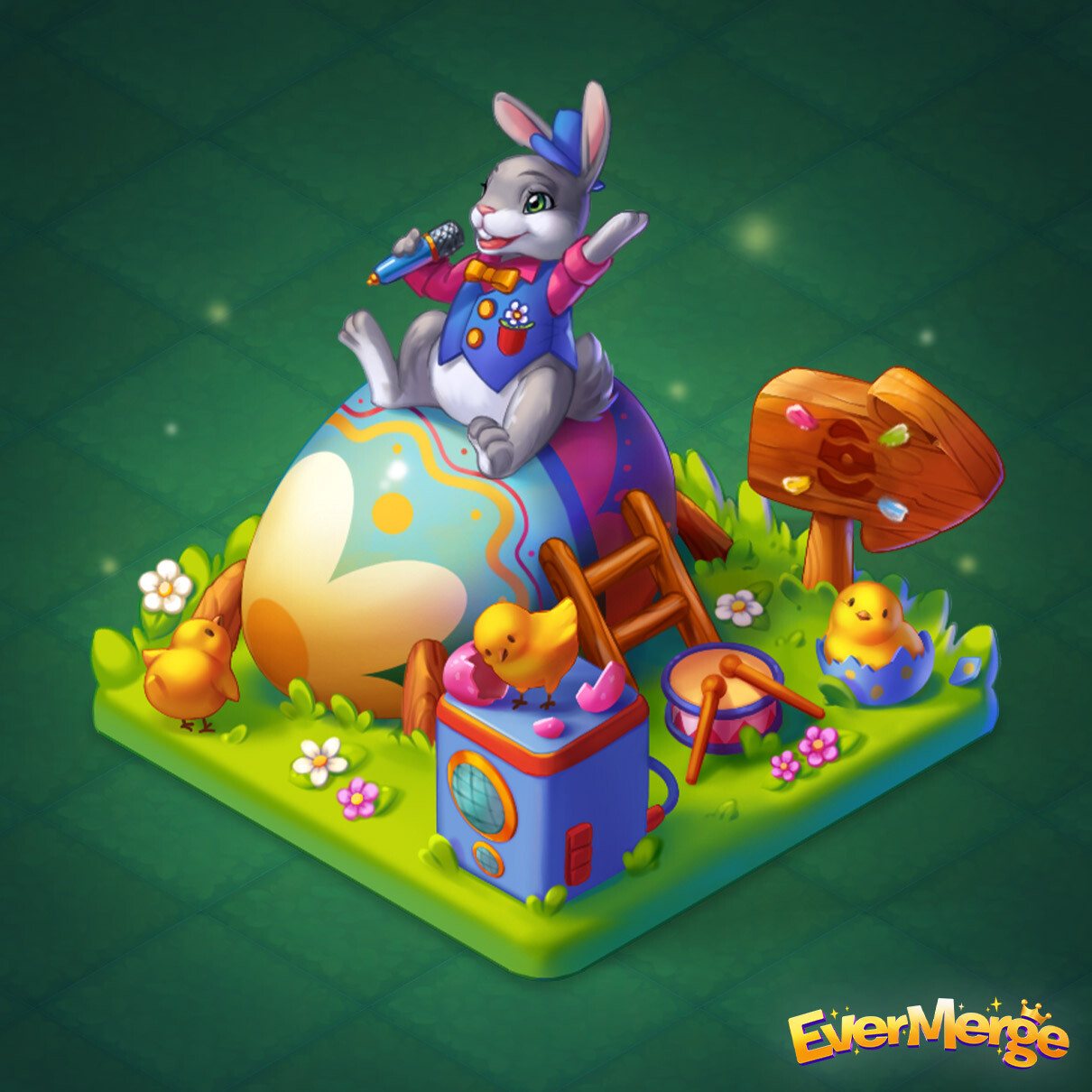 ArtStation - Easter Event Island: Offer Landmark