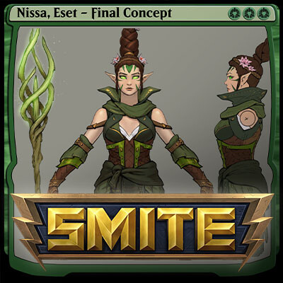 ArtStation - Nissa - Eset: SMITE x MtG Crossover
