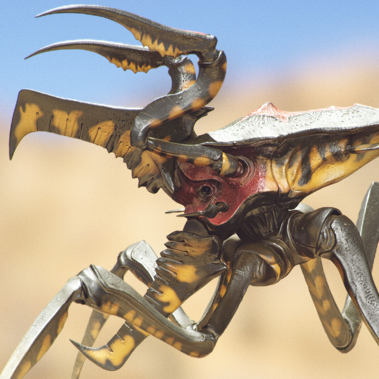 ArtStation - Arachnid Warrior Realtime Fan Art