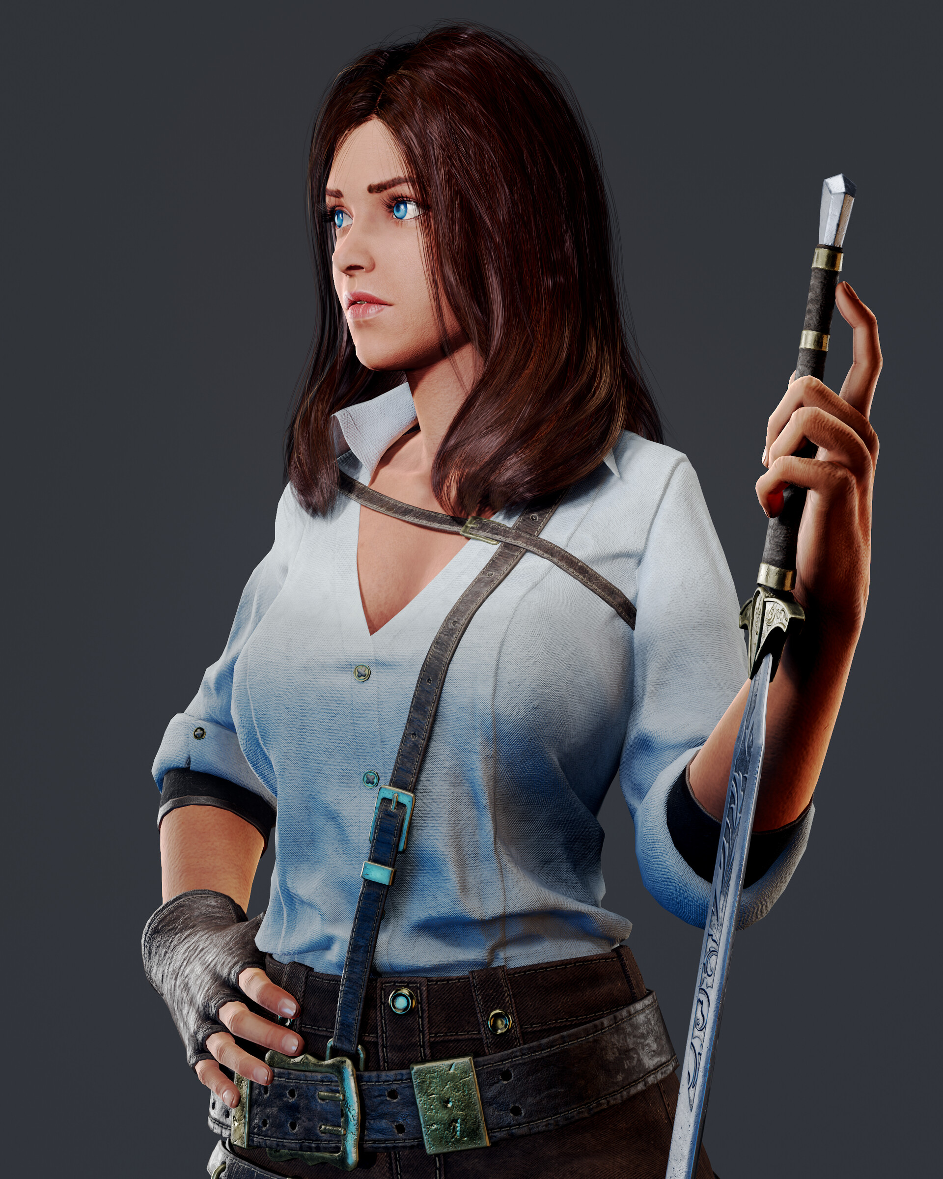 ArtStation - Female Warrior