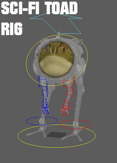 ArtStation - Sci-Fi Toad Rig