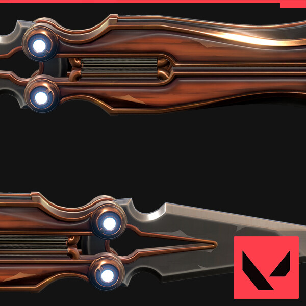 ArtStation - Valorant Magepunk 3.0 Melee 3D Texture Work