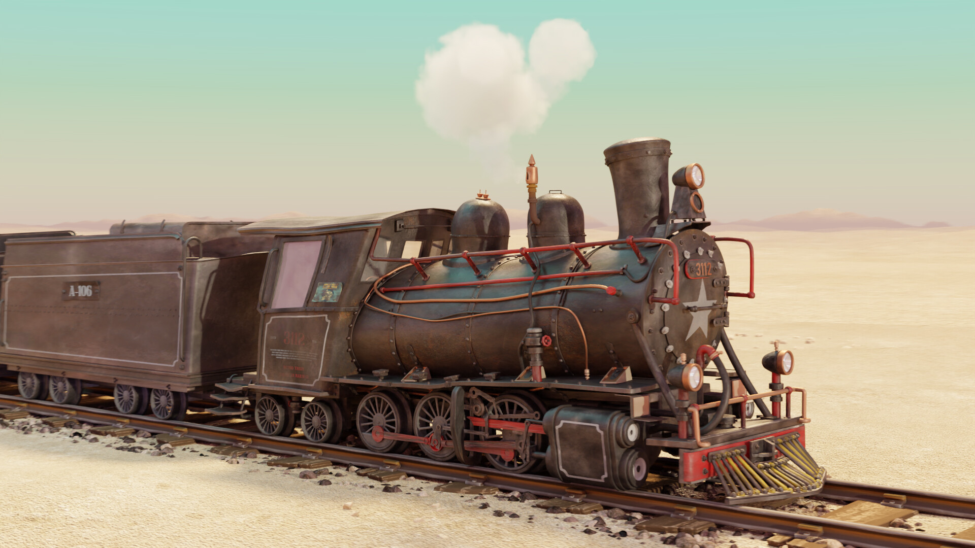 ArtStation - Black Classic Train