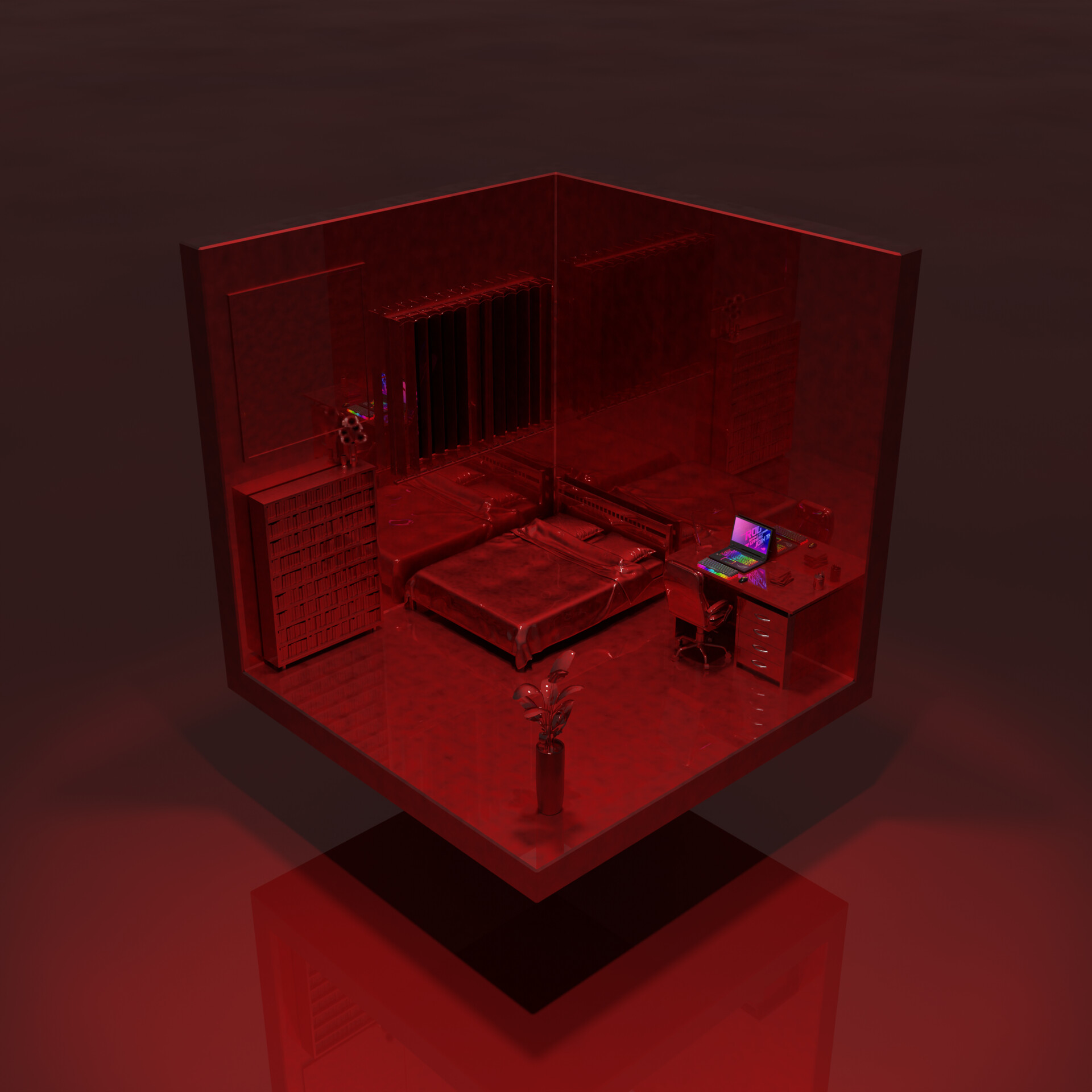 ArtStation - Isometric Room Practise