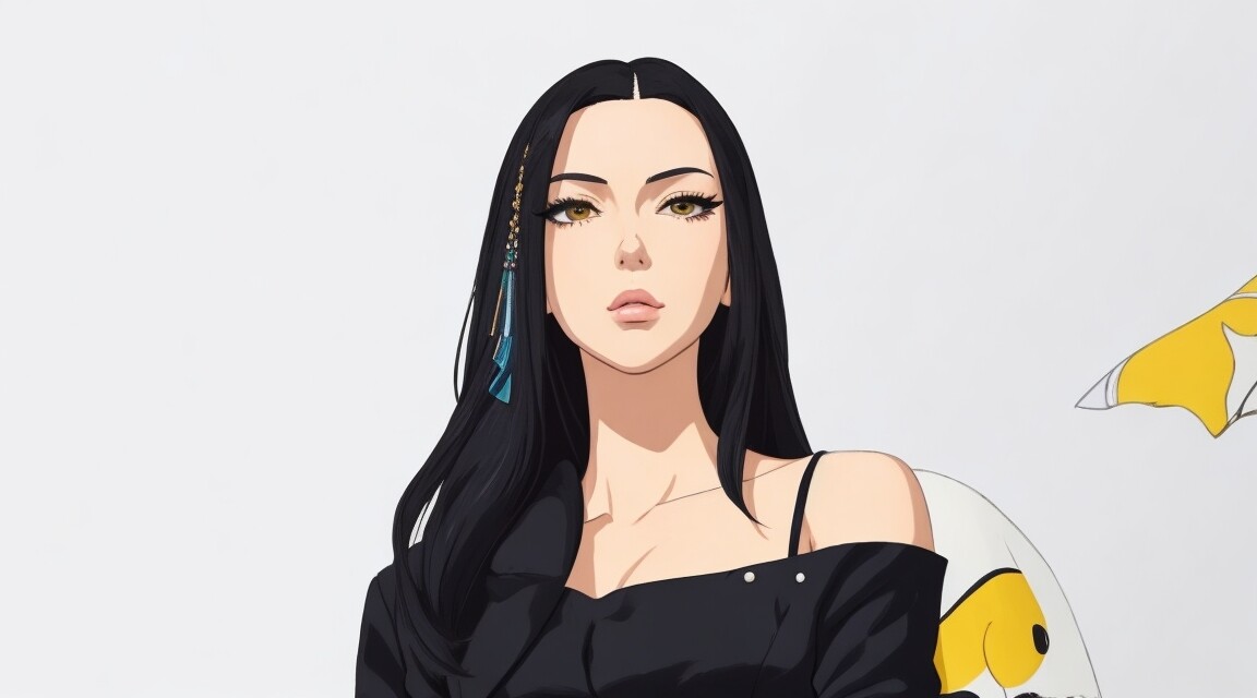 ArtStation - 2d girl colorfull