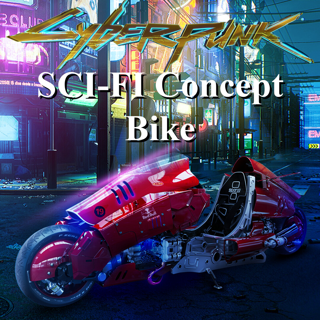 ArtStation - Cyberpunk Sci-FI Concept Bike