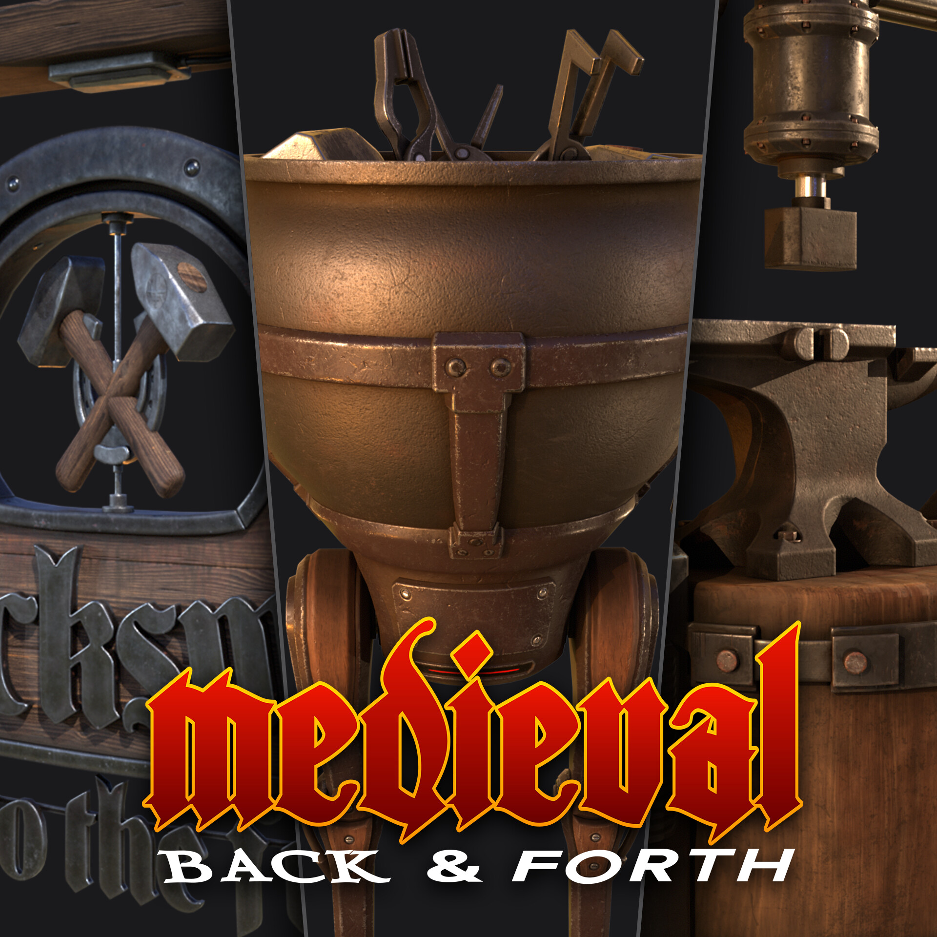 ArtStation - Artstation Challenge - Medieval: Back and Forth