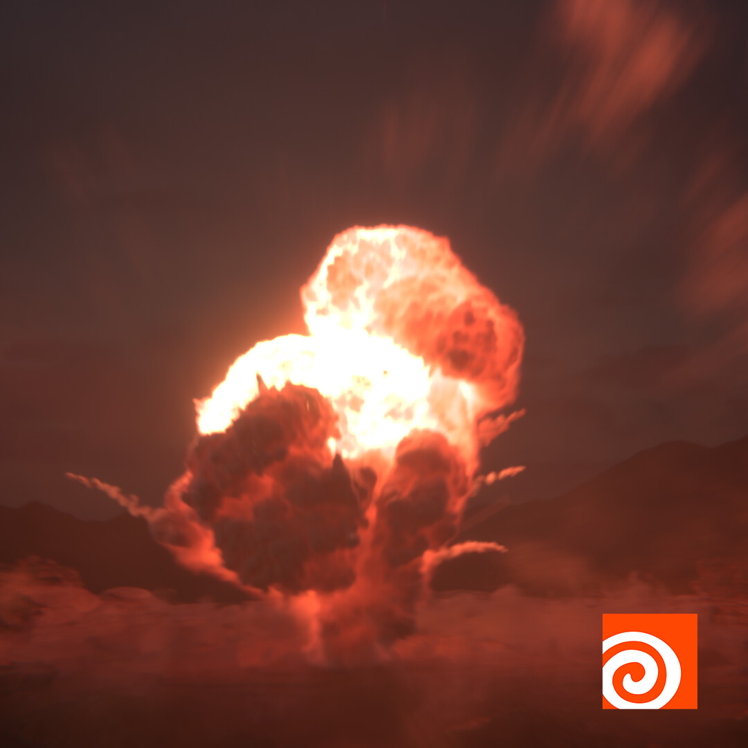 ArtStation - FX Houdini Explosion