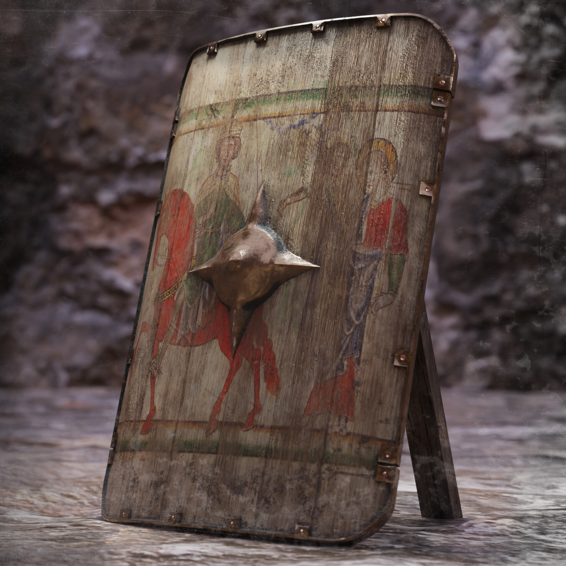 ArtStation - Scutum shield 3D model