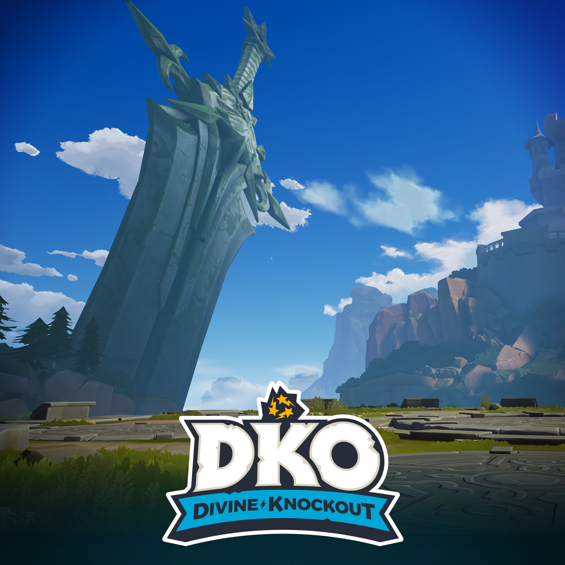ArtStation - Divine Knockout - Tutorial Stage - 2022