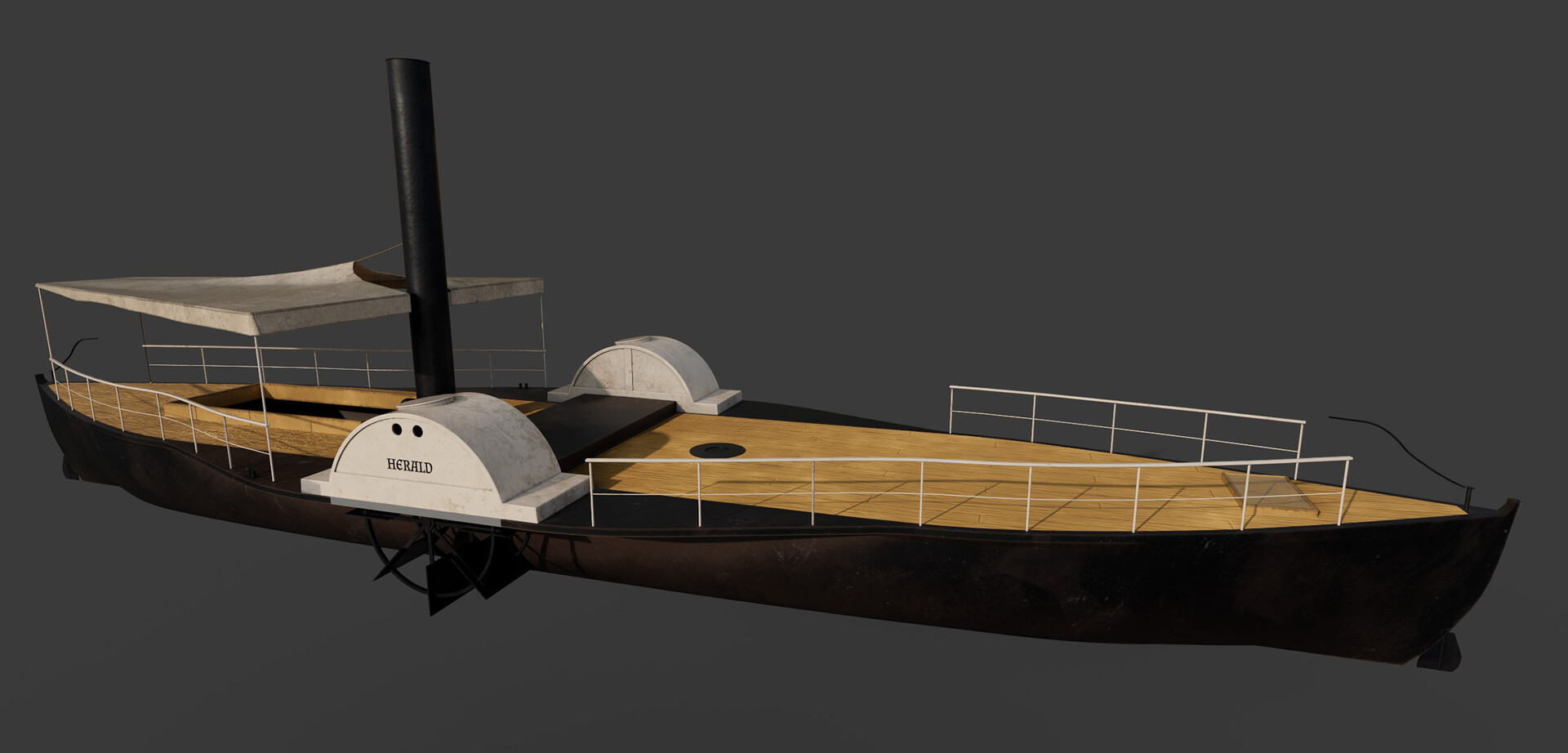 ArtStation - Paddle Steamer Herald