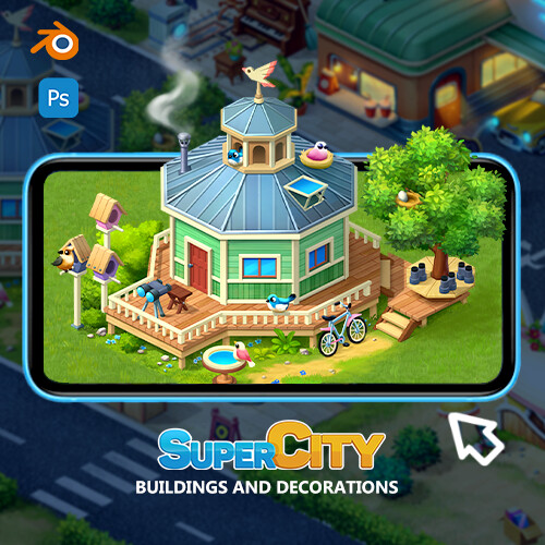 ArtStation - Collection of art for SuperCity. 2022. Part 1