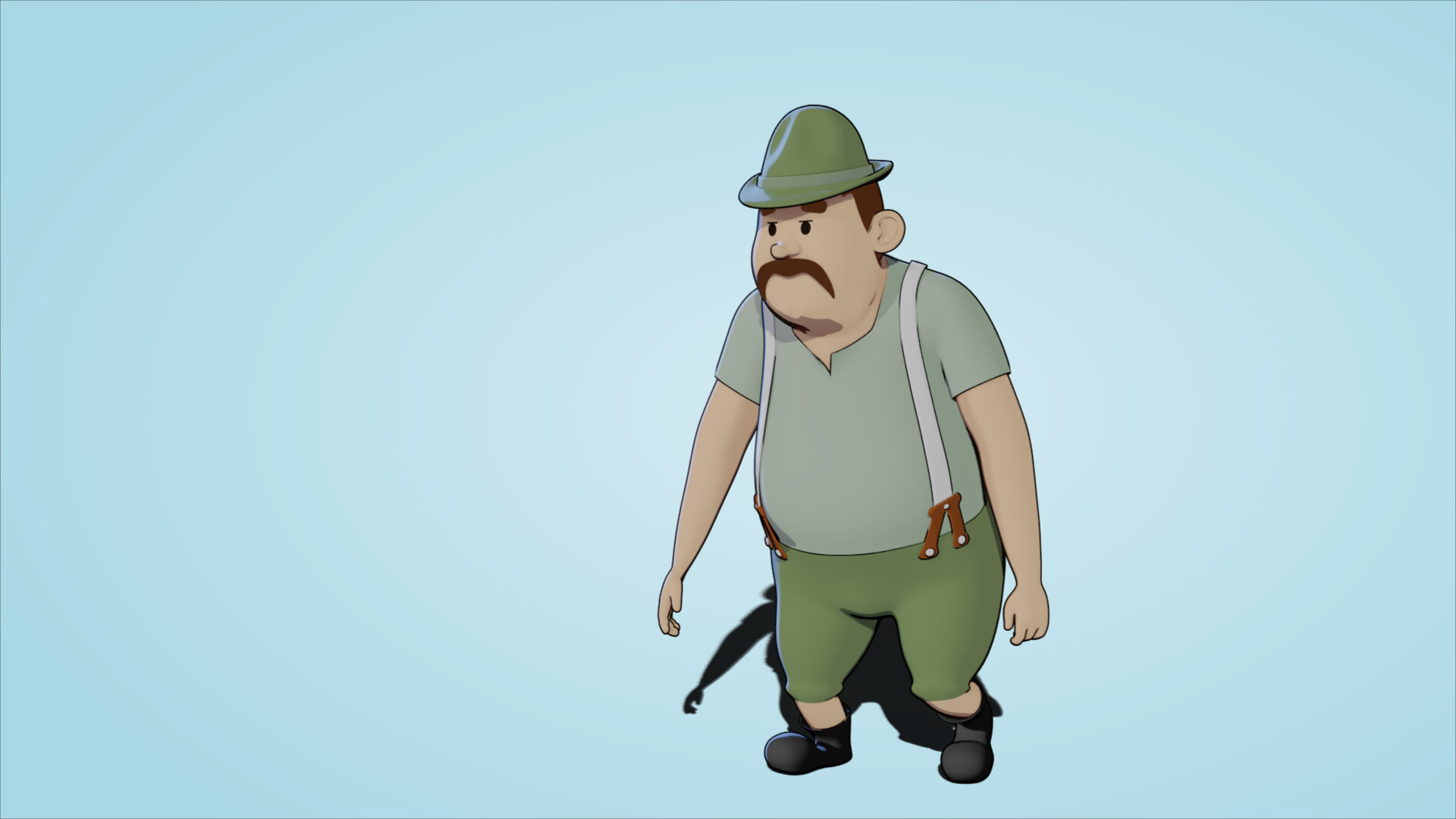 ArtStation - The Huntsman - Blender Character Design