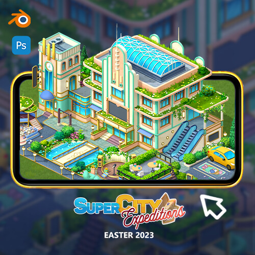 ArtStation - SuperCity: Expeditions. Easter 2022.