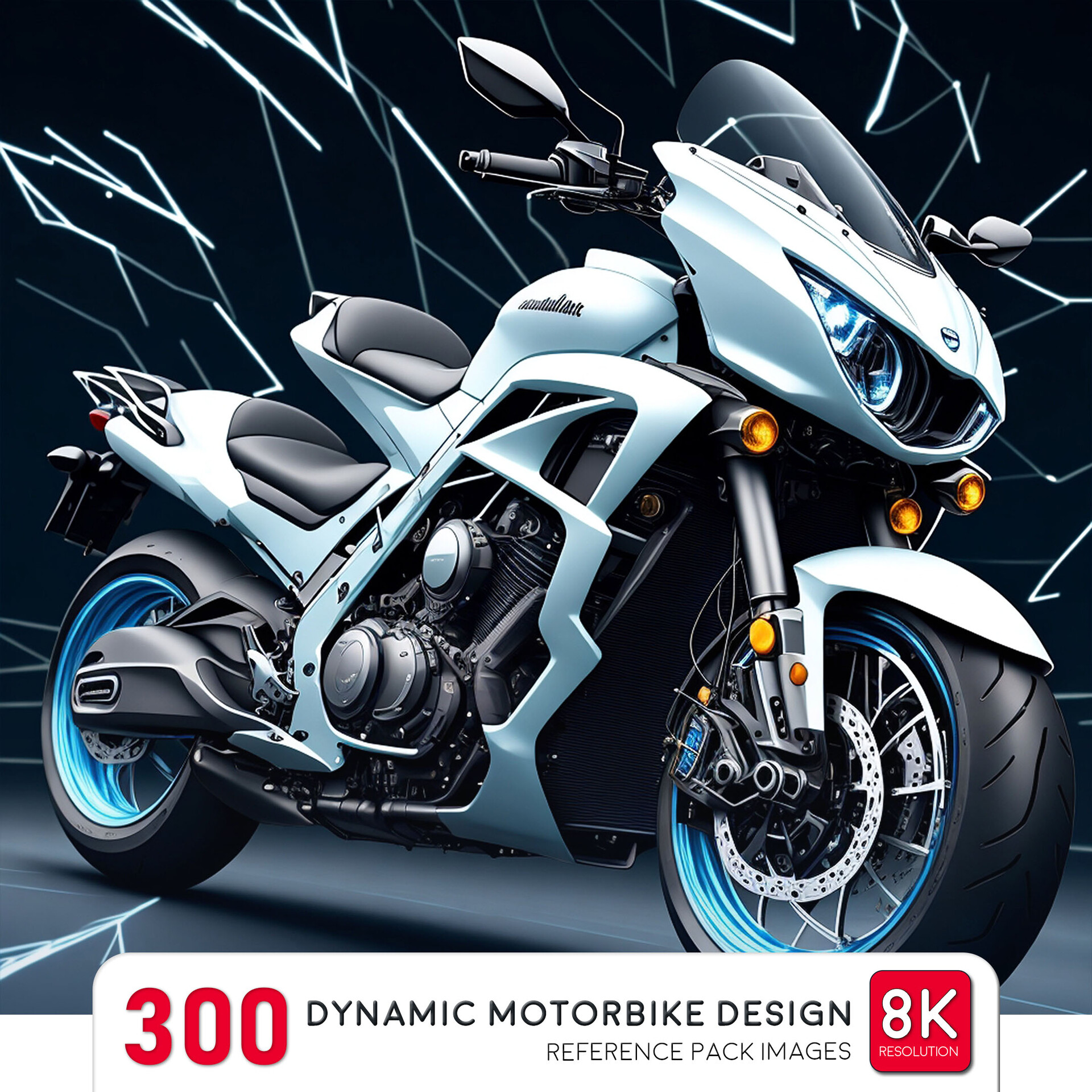 ArtStation - Dynamic Motorbike Design vol 2-8K|Reference pack