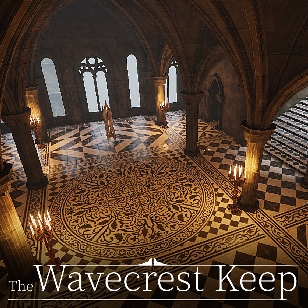 ArtStation - The Wavecrest Keep - 3D Game Environment