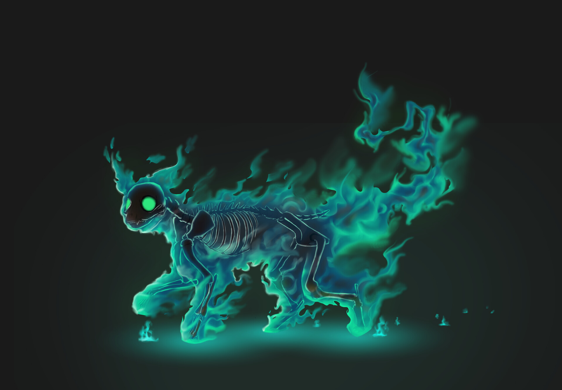 ArtStation - Ghost Cat