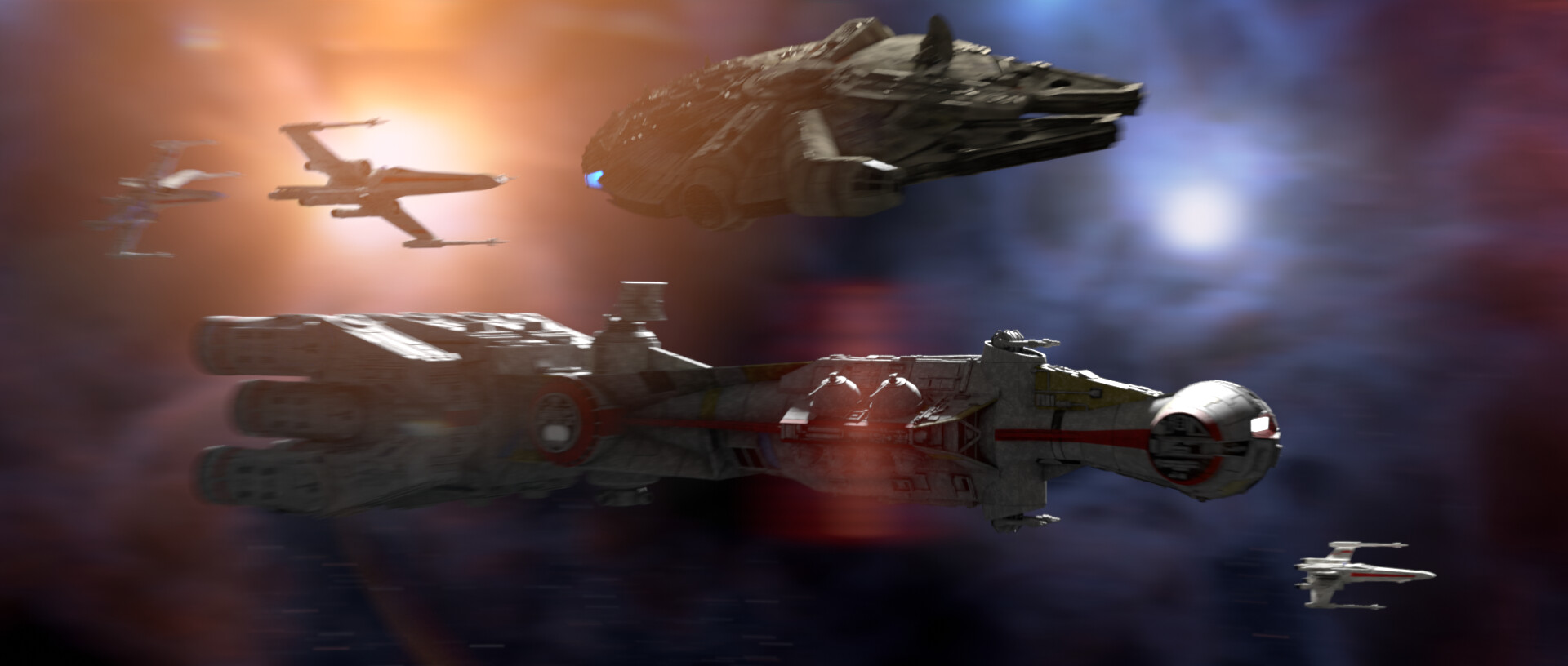 ArtStation - "Approaching Sullust" Star Wars Fanimation