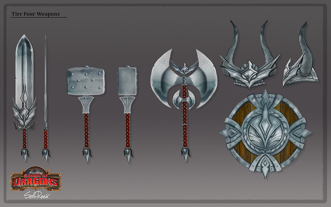 ArtStation - Tier 4 weapons