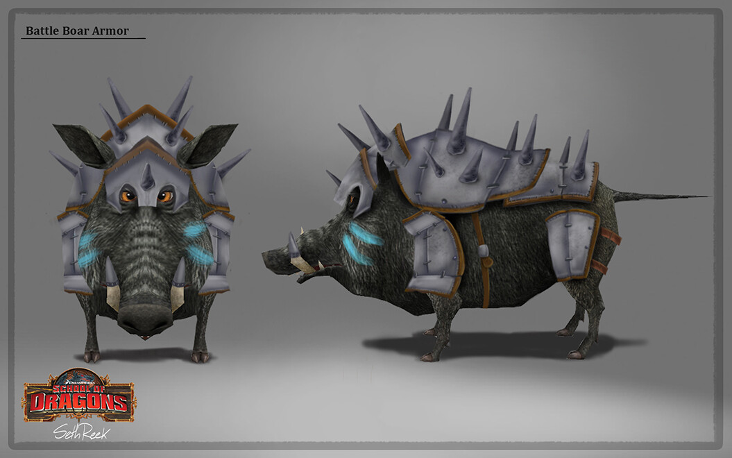 ArtStation - Battle Boar Armor