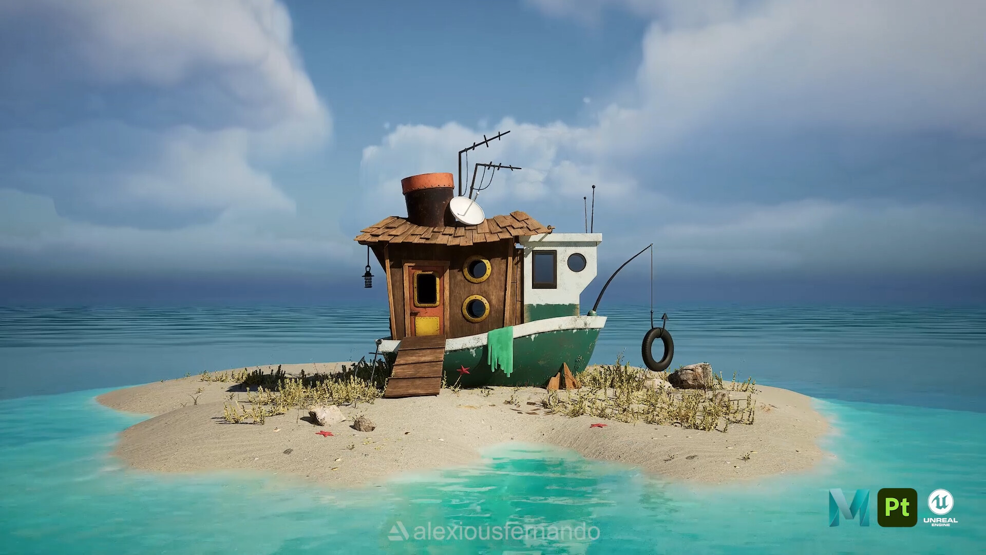 ArtStation - Boat House