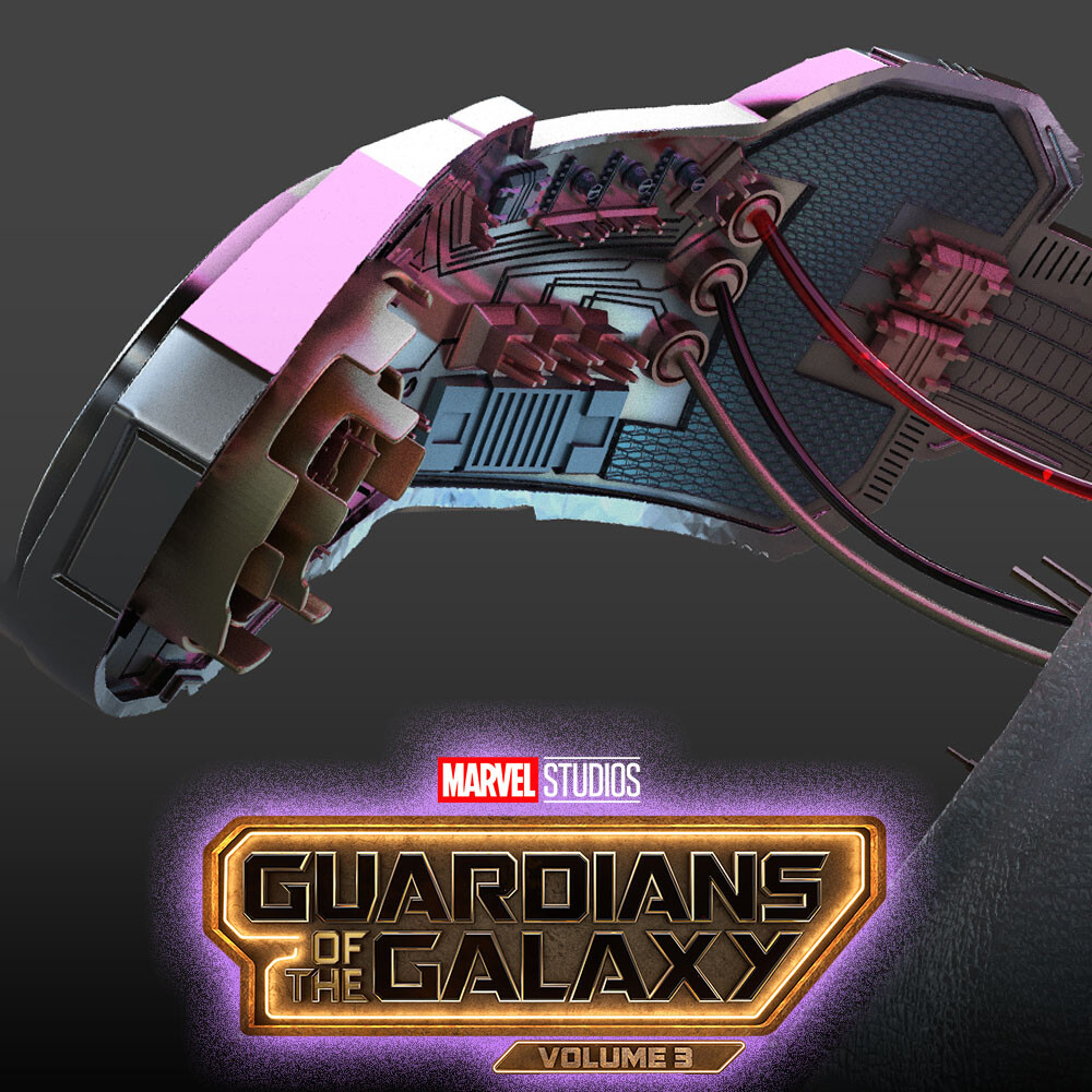 ArtStation - GOTG : Vol 3 - Recorder Headpiece Internals