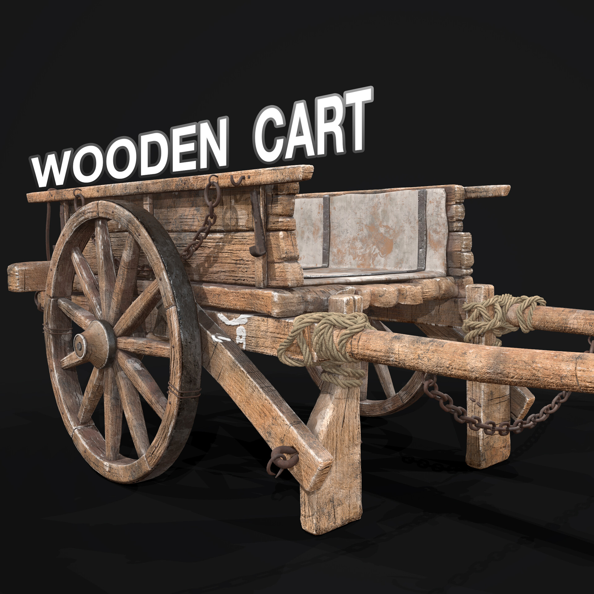 ArtStation - Wooden cart